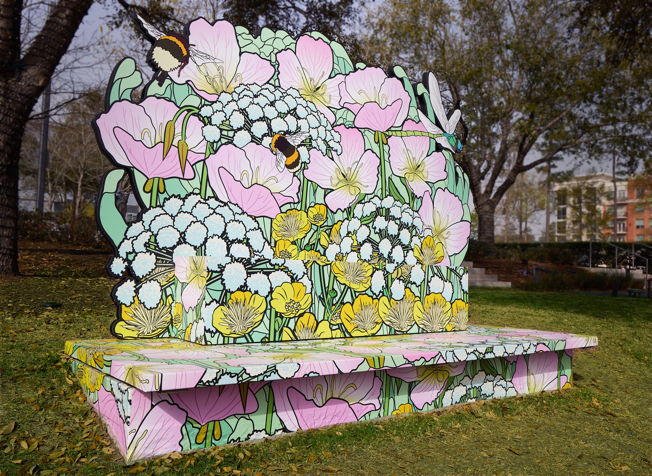 Graphic Rewilding | Flower Clouds | Houston, Texas